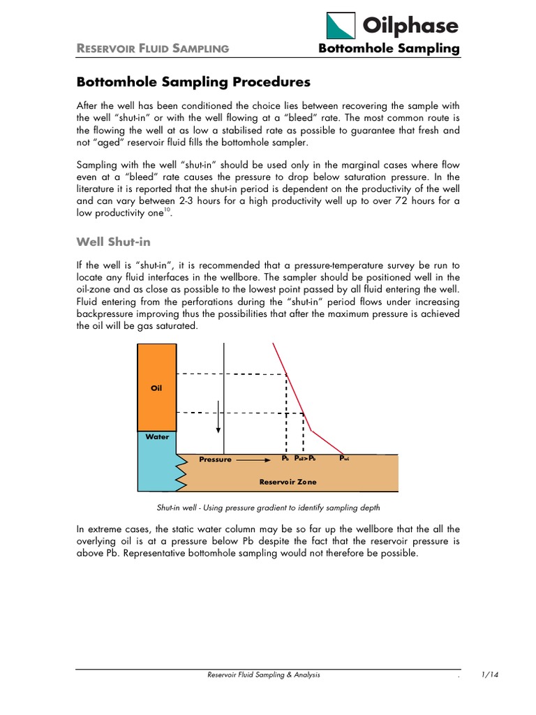 09 Bottom Hole Sampling | PDF | Petroleum Reservoir | Pressure