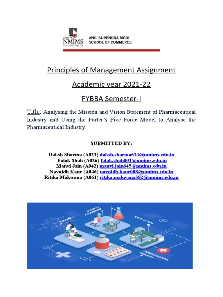 Pom Assignment Final | PDF | Pharmaceutical Industry | Glaxo Smith Kline