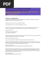 Senakulo Script For Good Friday (TAGALOG) | PDF