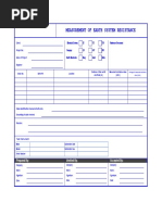 Megger Test Form | PDF | Electrical Engineering | Manufactured Goods