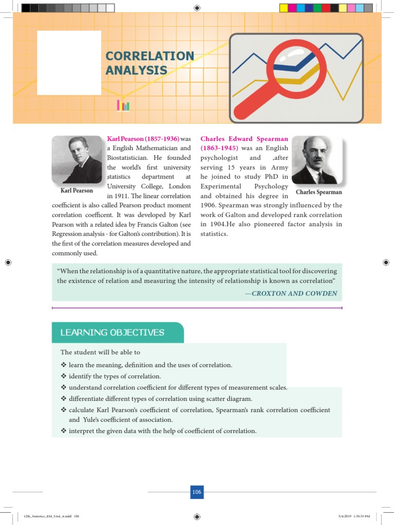 Correlation Between Variables: An Analysis of the Relationship Between ...