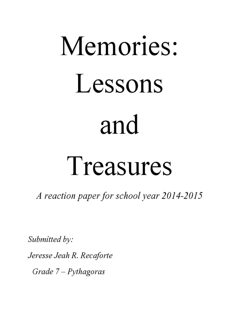 Reaction Paper in Math | PDF | Mathematics