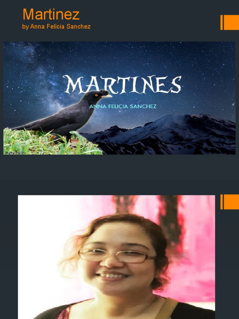 Martinez: by Anna Felicia Sanchez | PDF