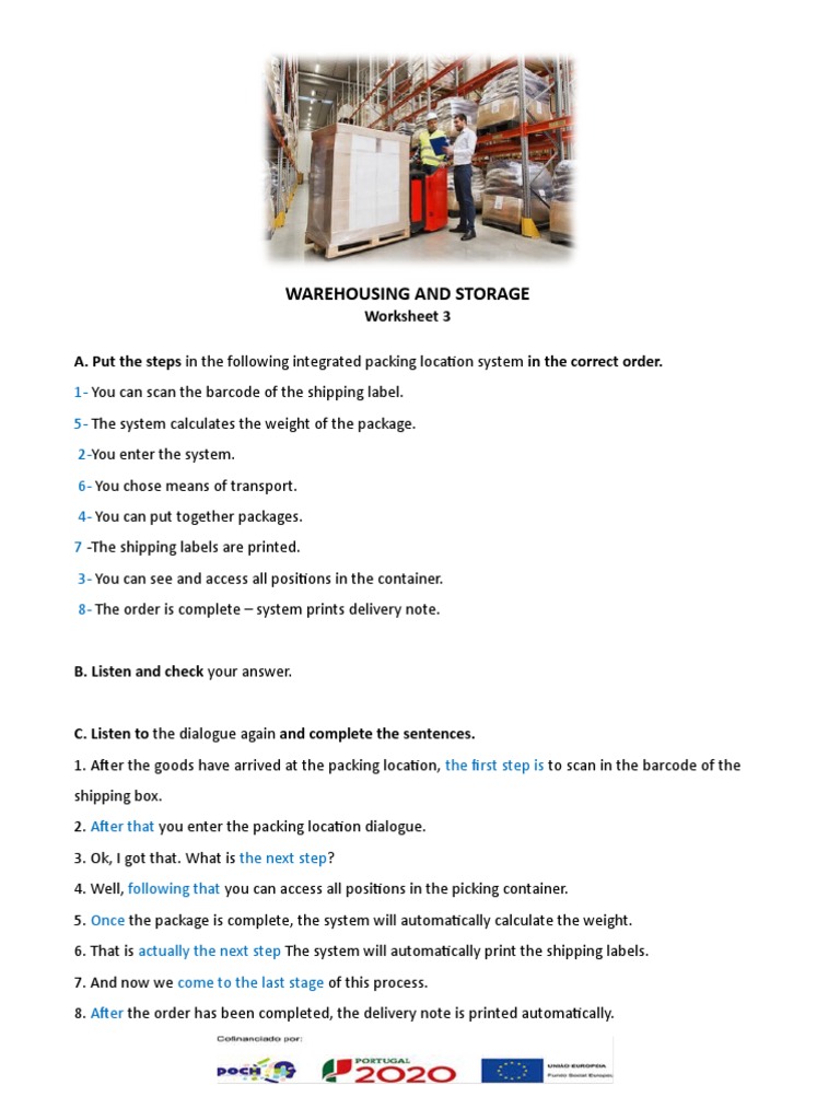 Worksheet Warehouse | PDF