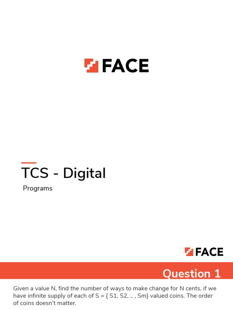 TCS Digital D4 | PDF | Computing | Computer Programming