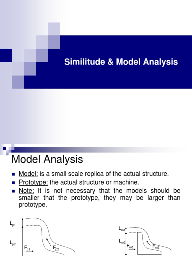 Similitude & Model Analysis Guide | PDF | Viscosity | Force