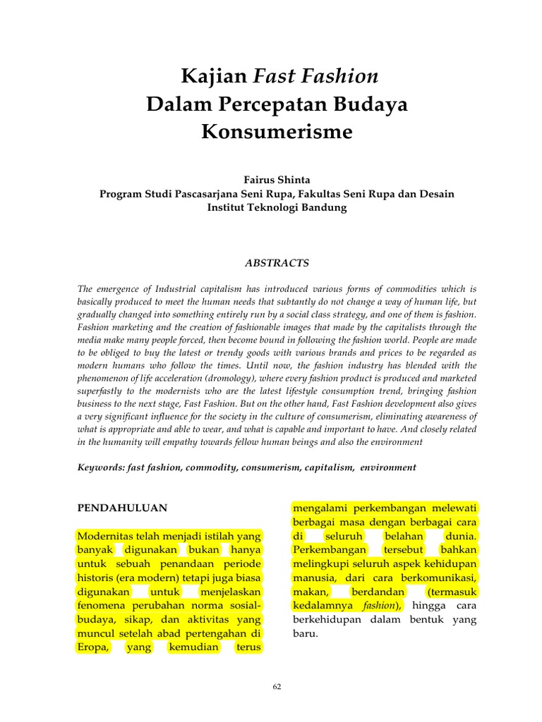 Fast Fashion | PDF | Consumerism | Clothing