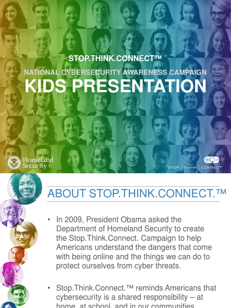 Kids Cybersecurity Presentation | PDF | Security | Computer Security