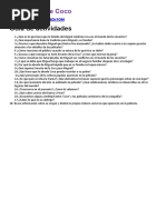 Preguntas Sobre La Película Coco | PDF