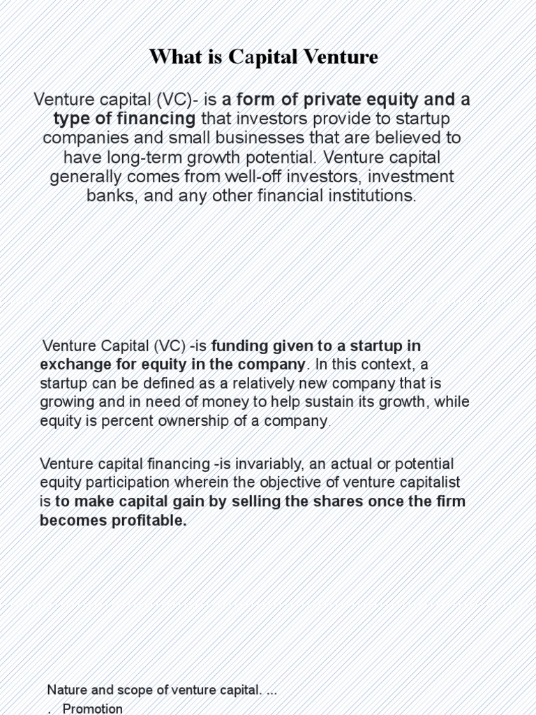 Understanding Venture Capital Basics | PDF | Corporate Finance ...