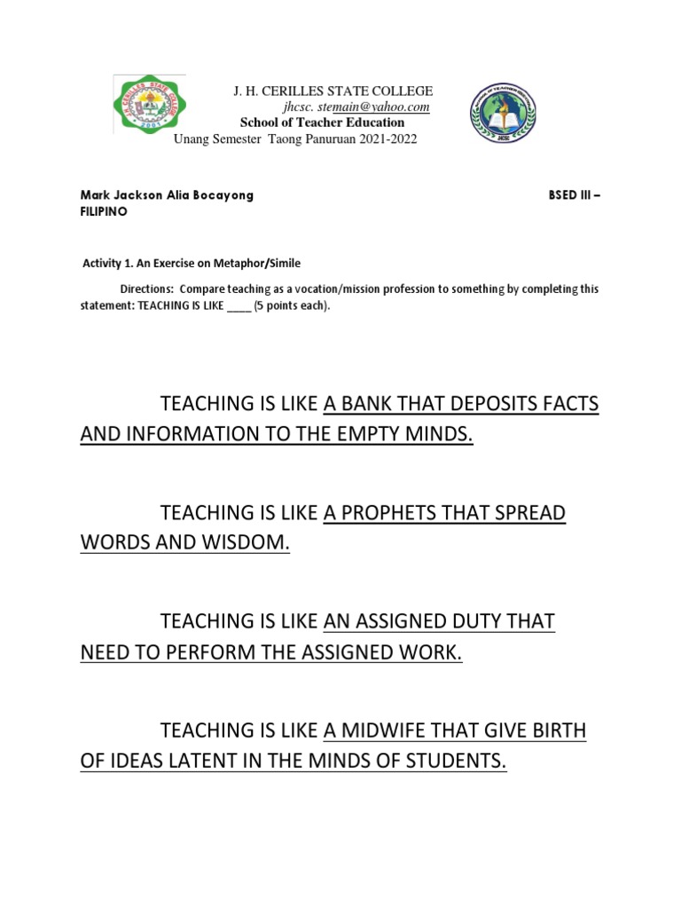 Educ 302 L2&L3 | Download Free PDF | Teachers | Learning