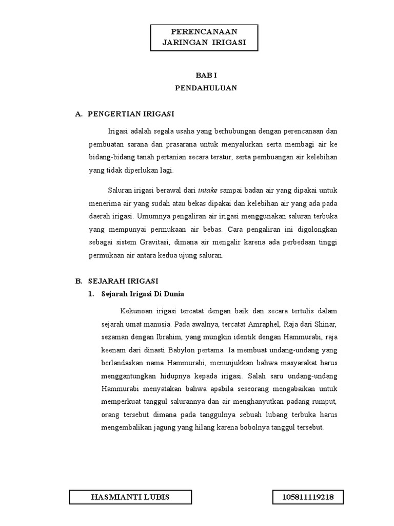 Teori Irigasi Skotbalk Dan Shipon | PDF