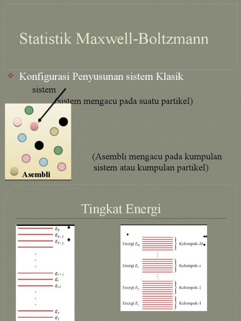 Fisika Statistik | PDF
