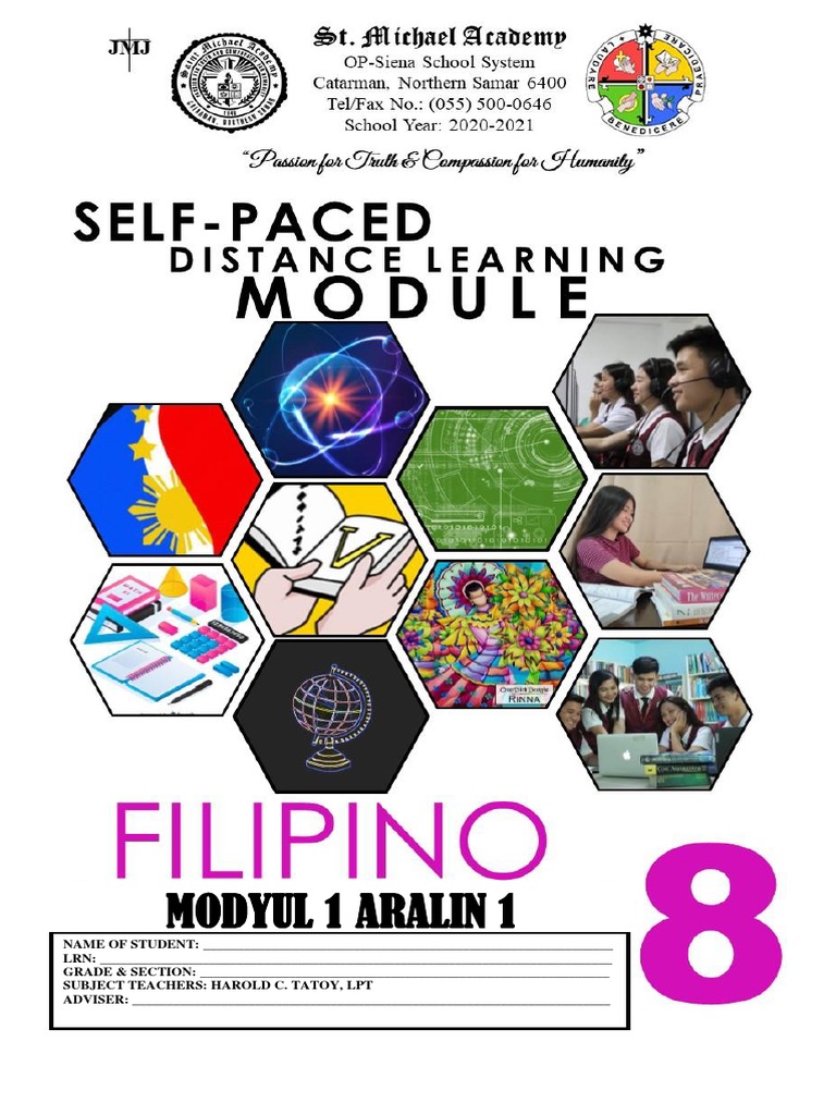 Filipino 8, Aralin 1 Module | PDF