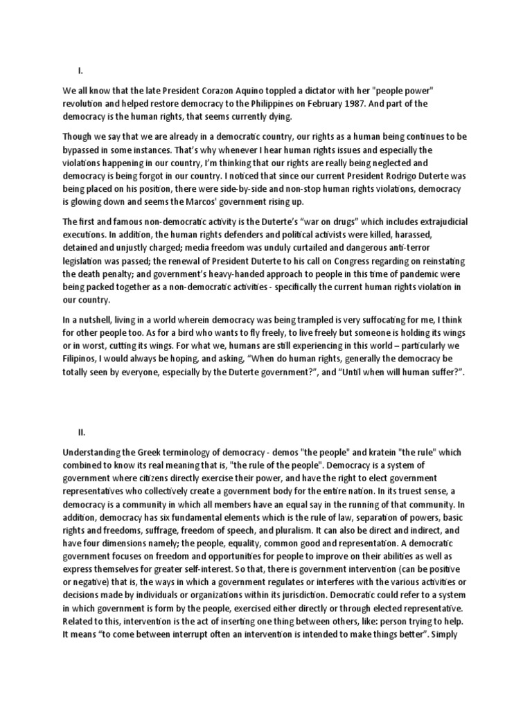 Ans. Trend Democratic Intervention | PDF | Democracy | Political Ideologies