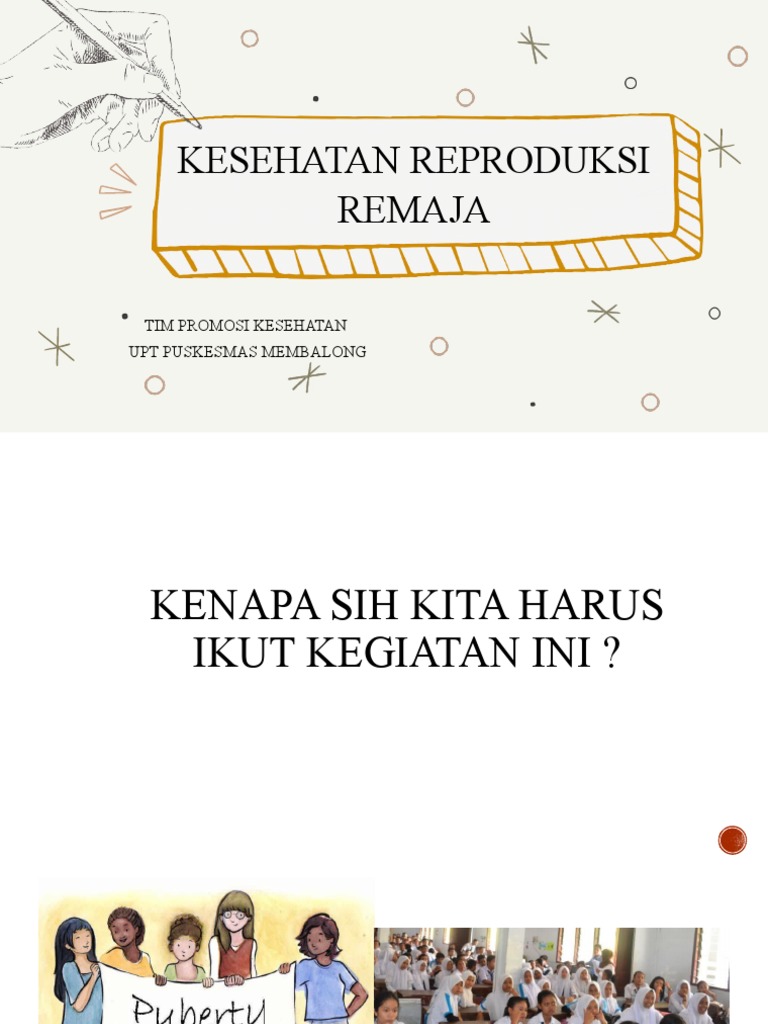 Kesehatan Reproduksi Remaja | PDF | Pengembangan Diri | Kesehatan Holistik
