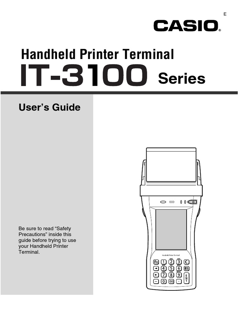 Handheld Printer Terminal: Series | PDF | Electromagnetic Interference ...