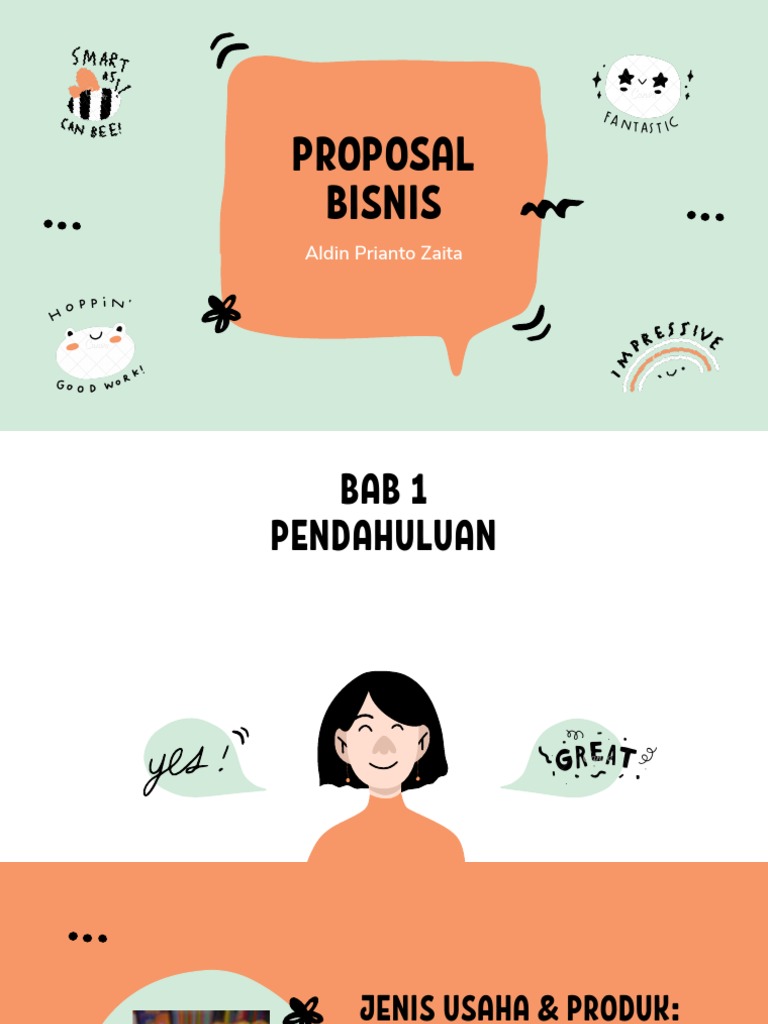 Proposal Bisnis Kue Bluder Kuliner | PDF
