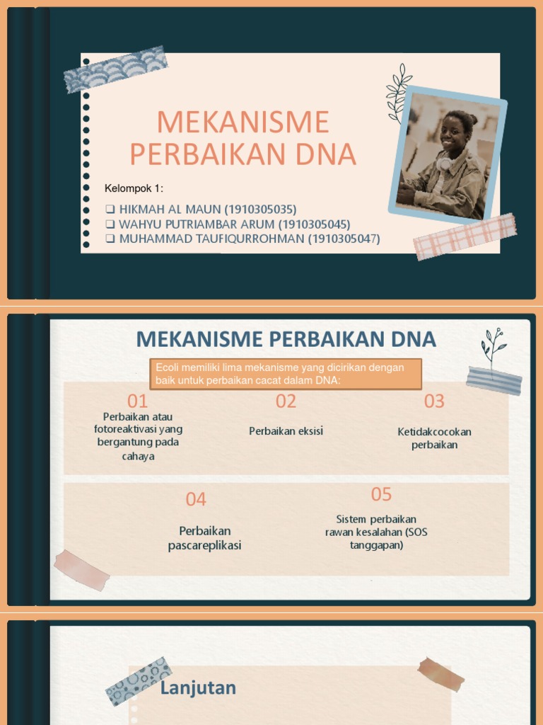 Mekanisme Perbaikan DNA Kel 1 | PDF