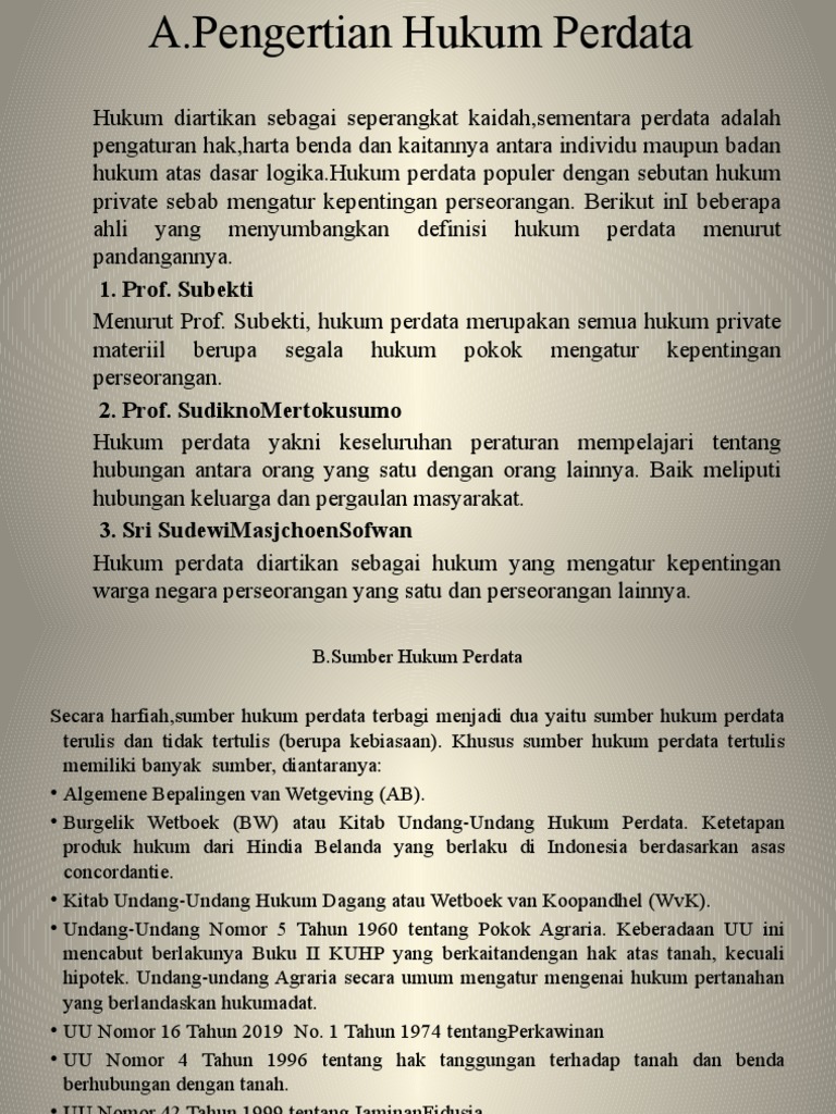 Hukum Perdata | PDF
