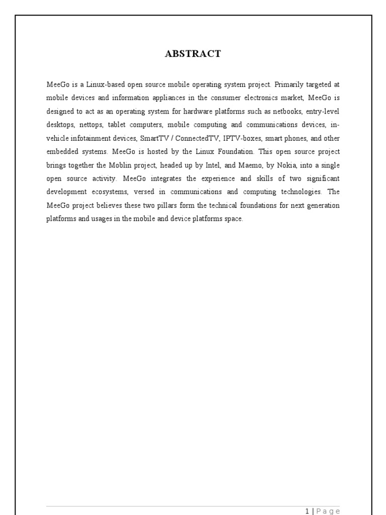 Meego Operating System | PDF | Linux | Device Driver