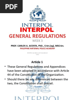 INTERPOL Constitution | PDF | United Nations General Assembly | Committee