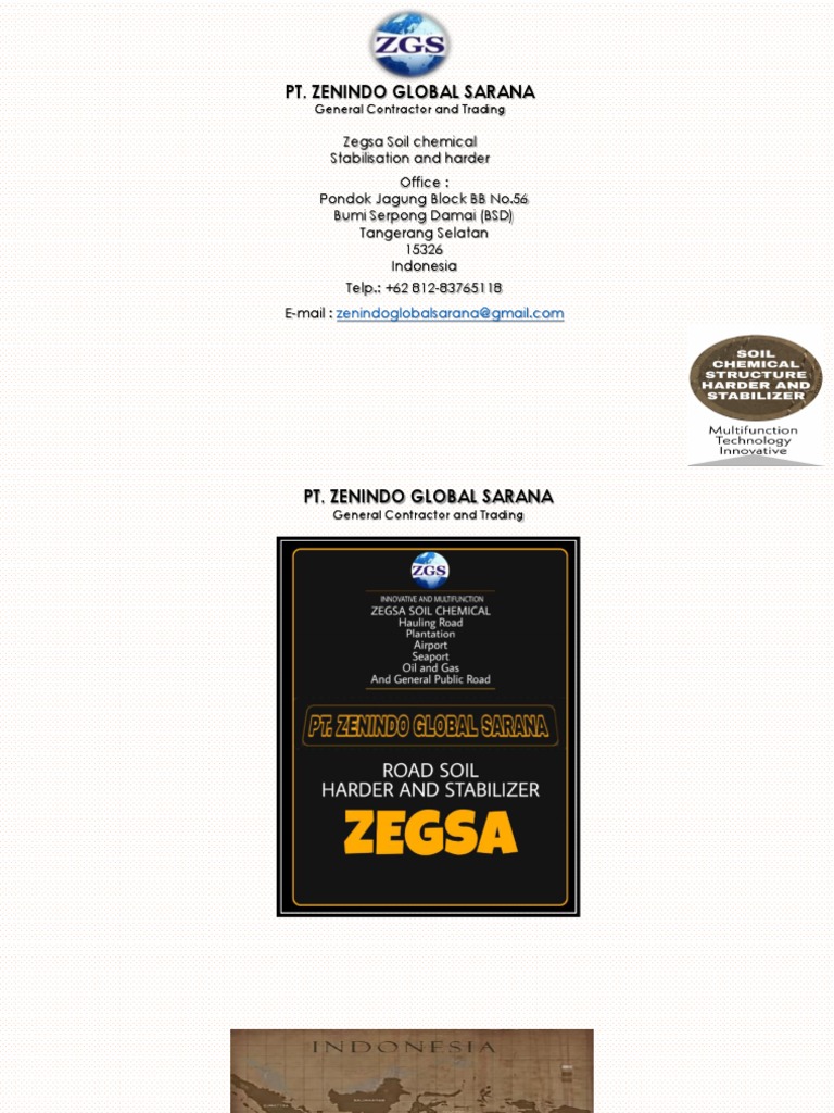 Introducing PT. Zenindo Global Sarana: A Leading Provider of Soil ...