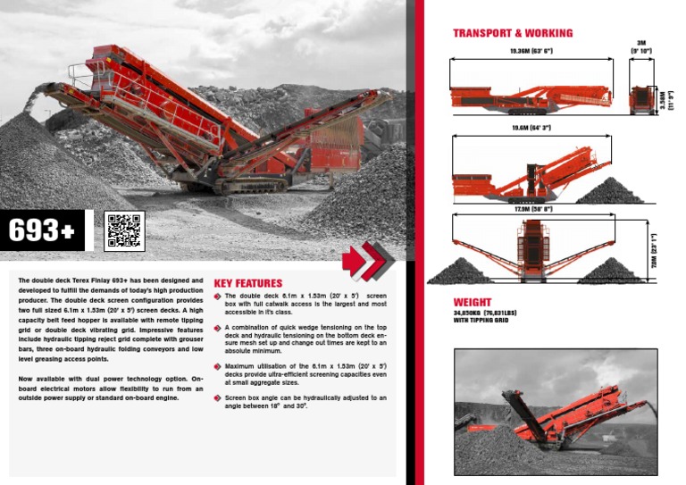 Terex Finlay 693 Series Screener | PDF | Transport | Vehicles