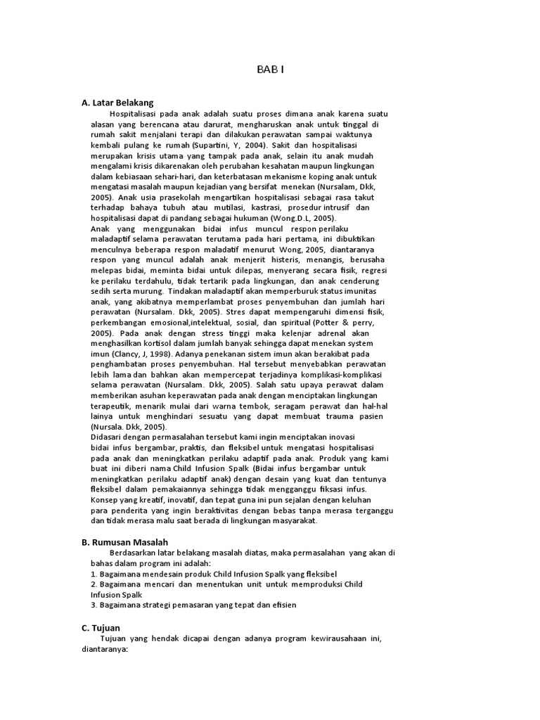 Inovasi Bidai Infus Anak | PDF | Kesehatan Holistik