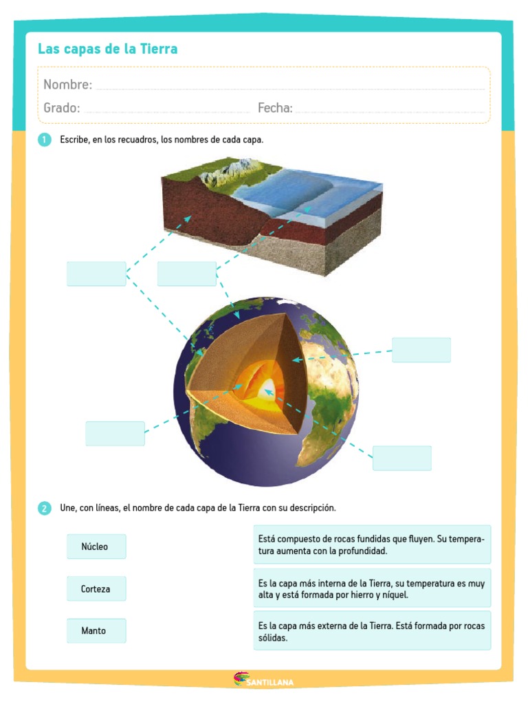 Estructura Interna de La Tierra | PDF