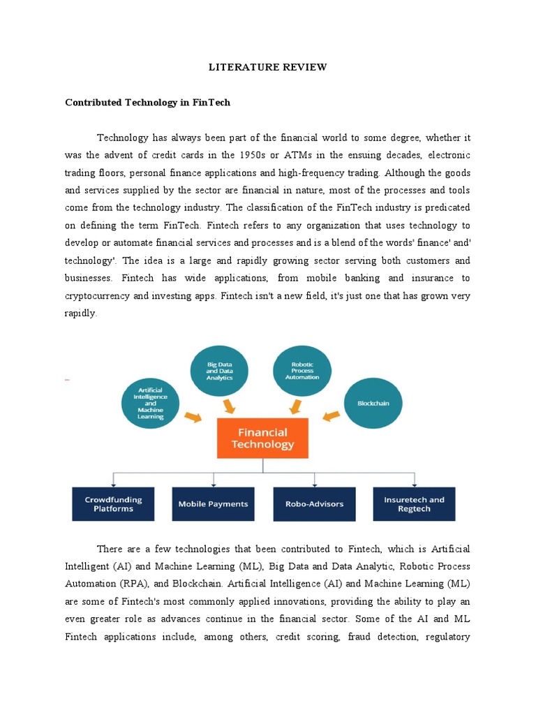 Literature Review - FinTech | PDF | Finance & Money Management ...