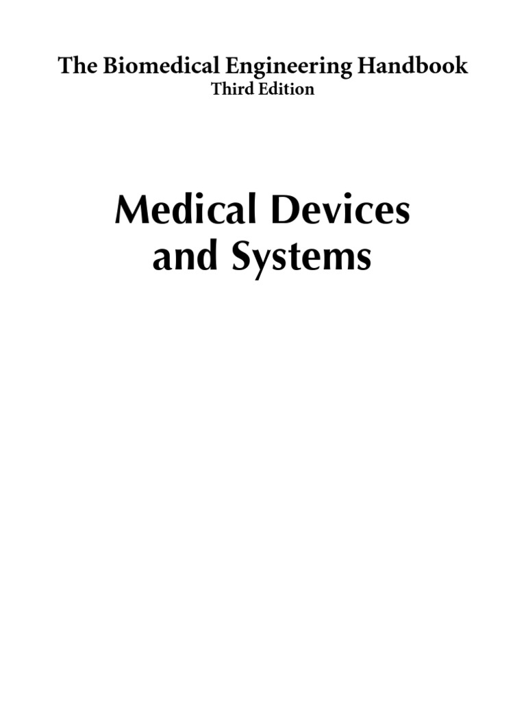 Medical Devices and Sistems | PDF | Biomedical Engineering | Monitoring ...