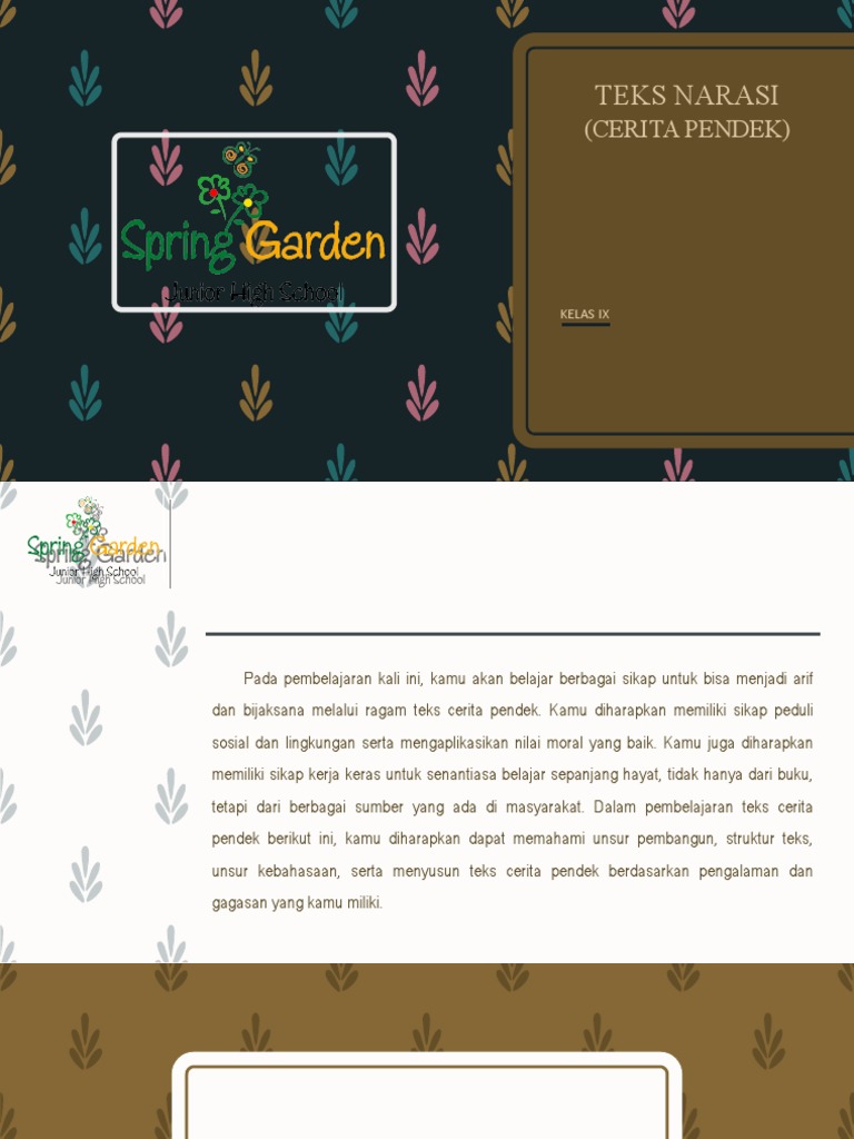 Teks Narasi (Cerita Pendek) | PDF