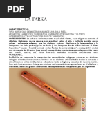 Monografía sobre la Tarka Andina | PDF | Flauta | Instrumentos musicales