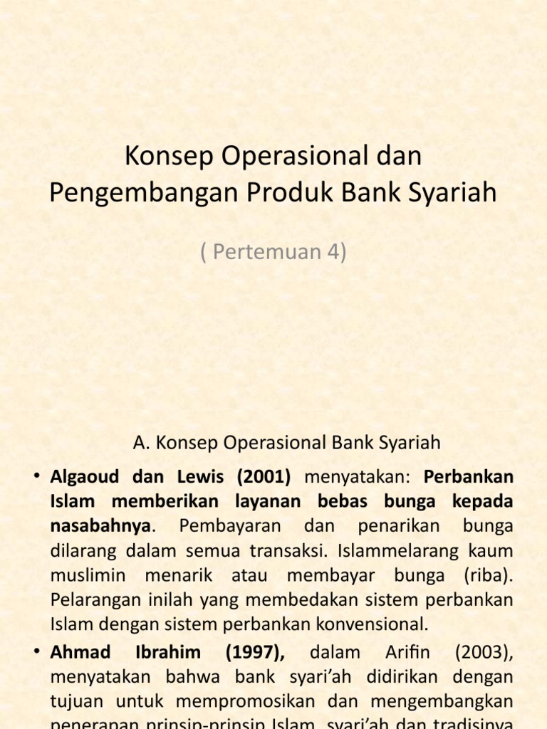 Konsep Operasional | PDF