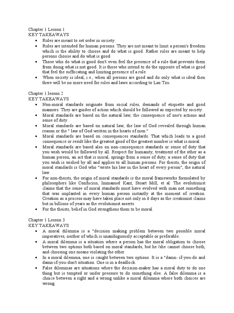 Ethics Reviwer Midterm Exam. | PDF | Morality | Conscience Ethics Reviwer Midterm Exam. | PDF | Morality | Conscience