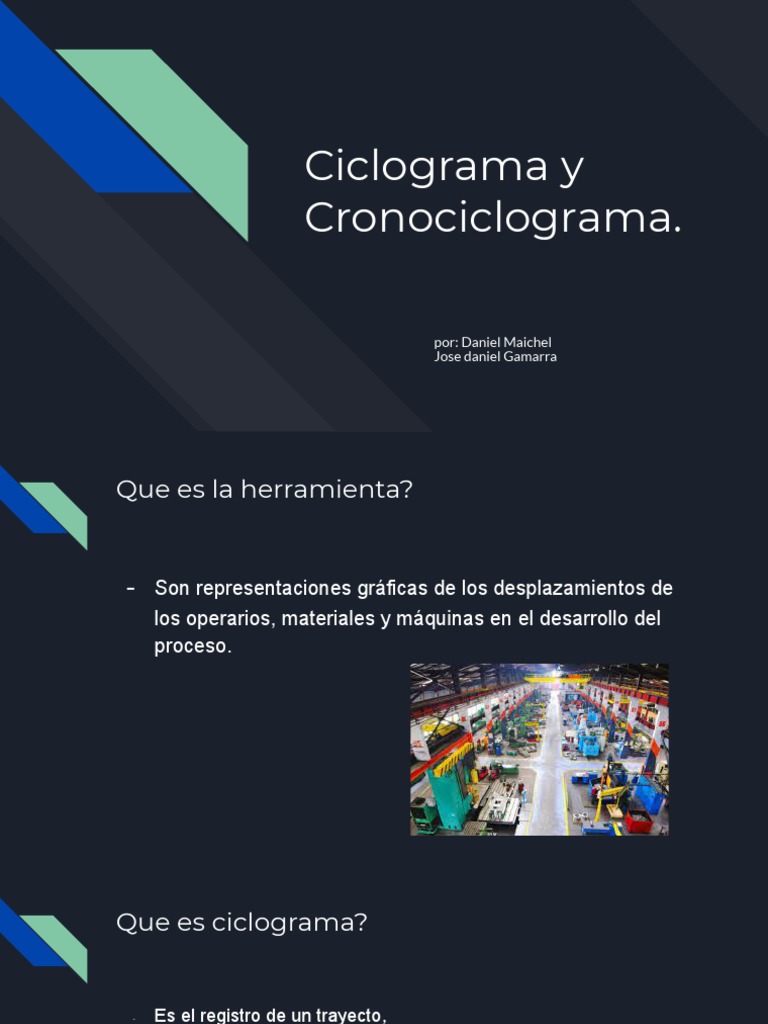 Ciclograma y Cronociclograma. | PDF