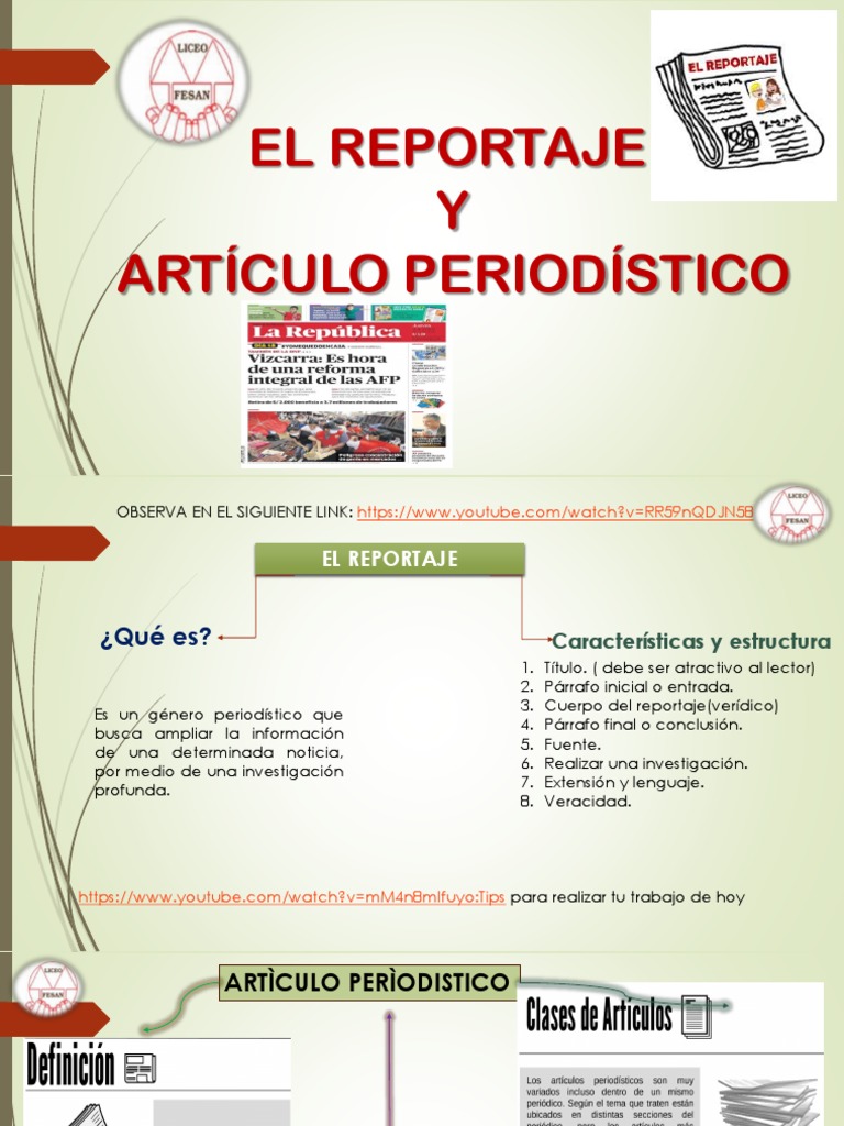 Reportaje y Artìculo Periodistico | PDF | Negocios | Ciencias sociales