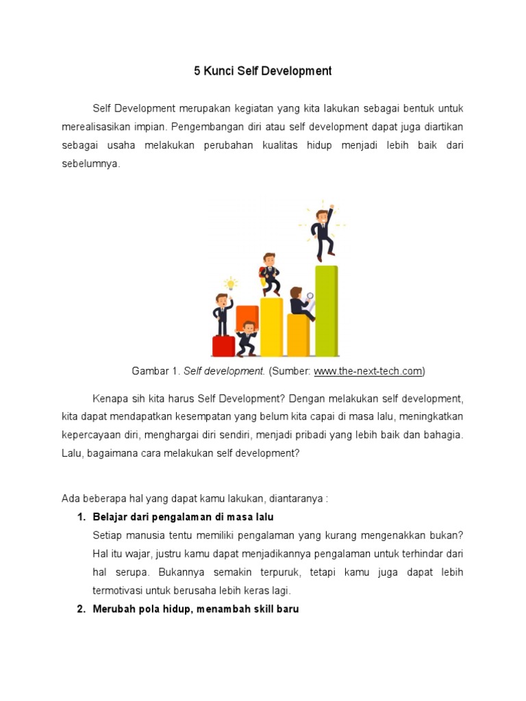 Tugas Artikel Self Development | PDF | Karier & Perkembangan | Pengembangan Diri