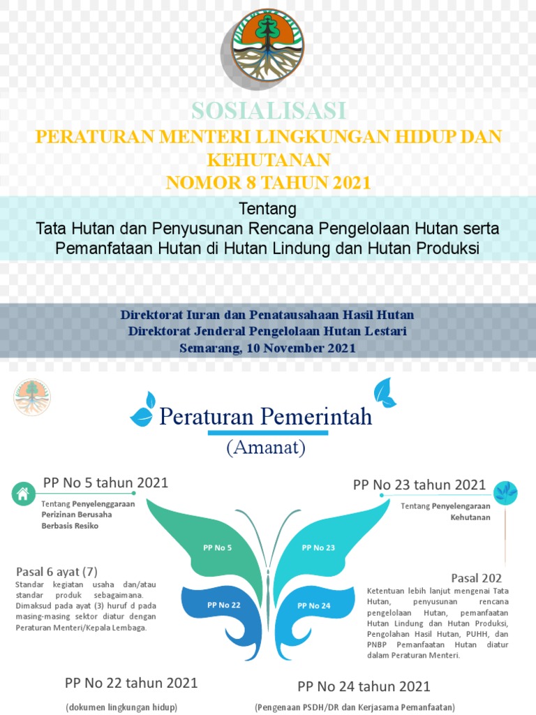 Overview PermenLHK Nomor 8 Tahun 2021 Pak Ino | PDF