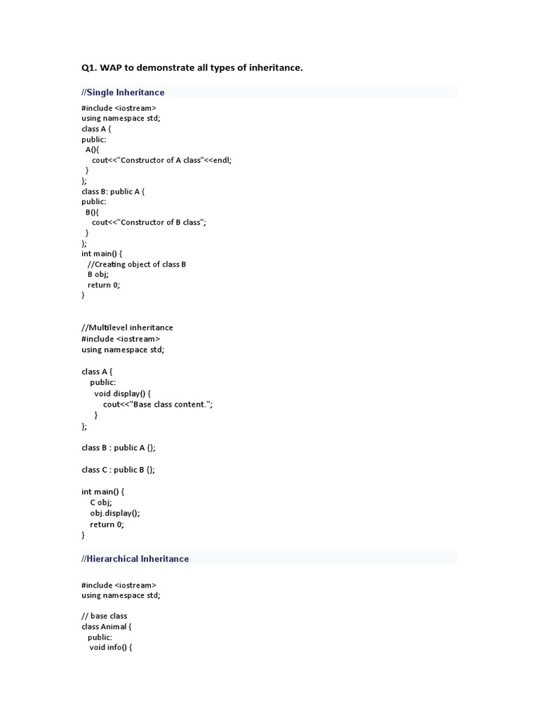 OOPs Lab 6 | PDF | Namespace | Software Development