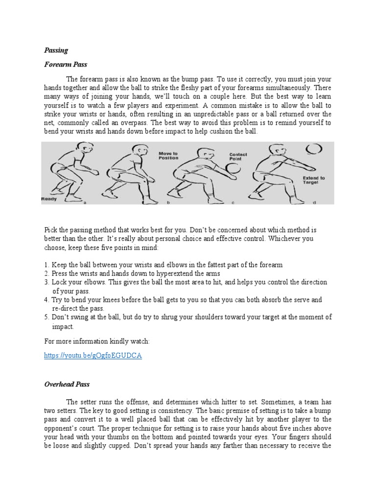 Lesson 3B Volleyball | PDF | Hand | Volleyball