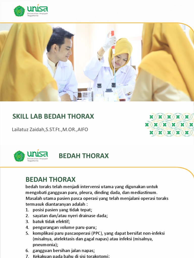 Skill Lab Bedah Thorax | PDF