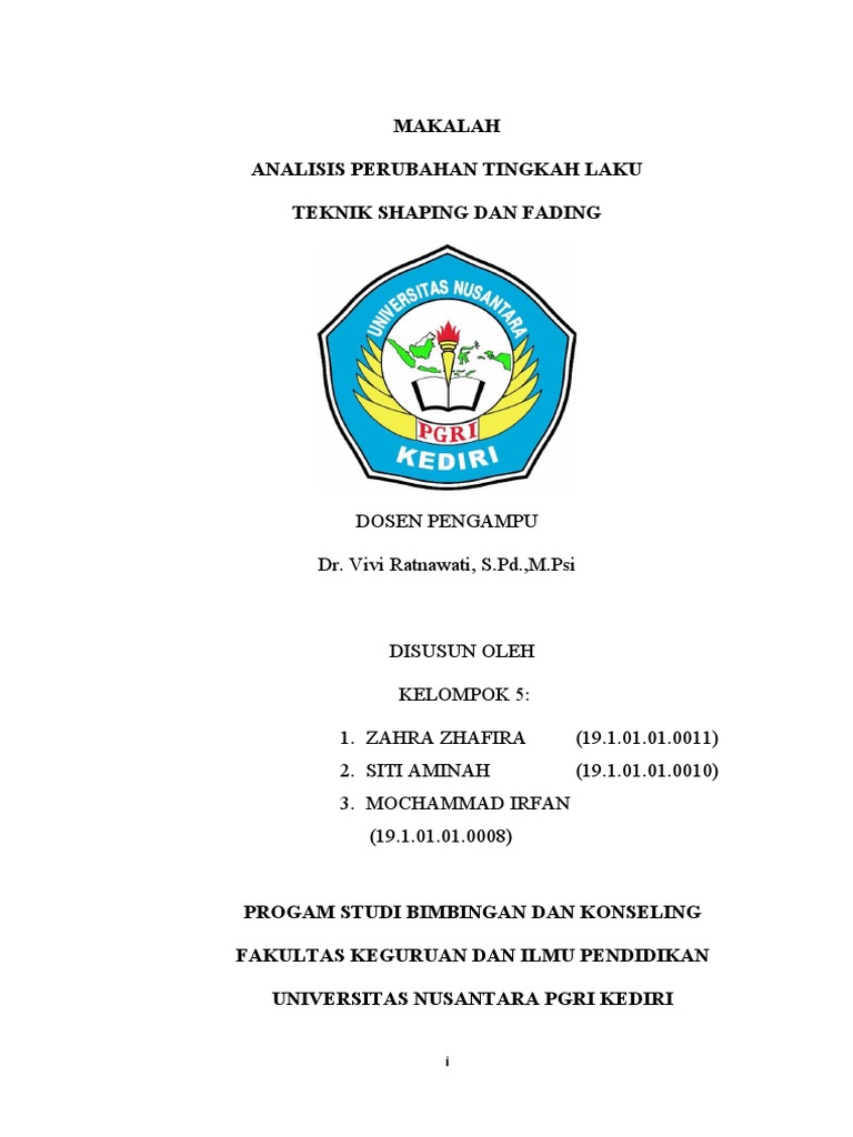 5 - Teknik Shaping Dan Tekning Fading | PDF | Karier & Perkembangan