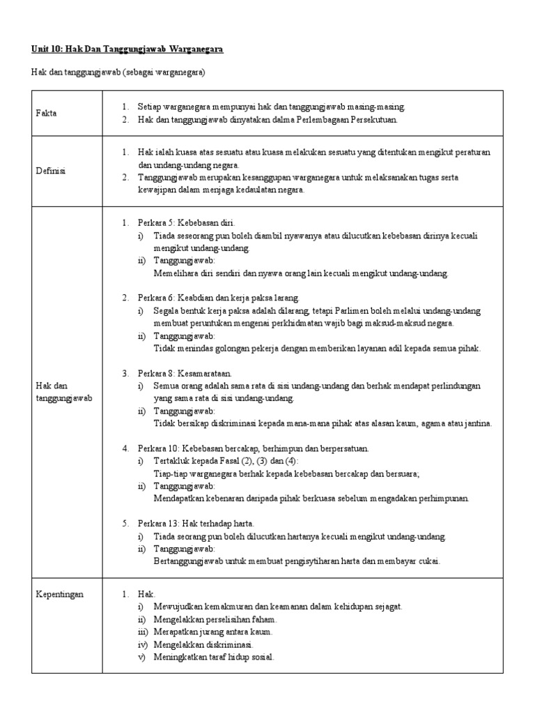 Nota Pendidikan Moral Tingkatan 4 Unit 8 | PDF