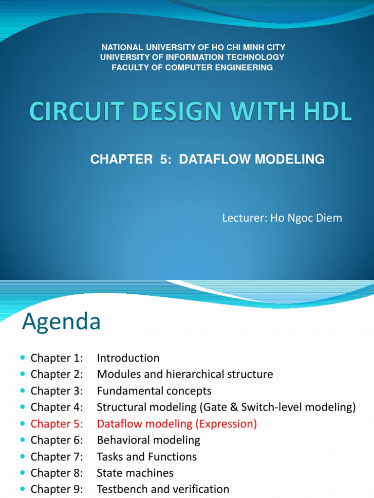 Chapter 5 - Dataflow Modeling | PDF | Teaching Mathematics | Computer Science