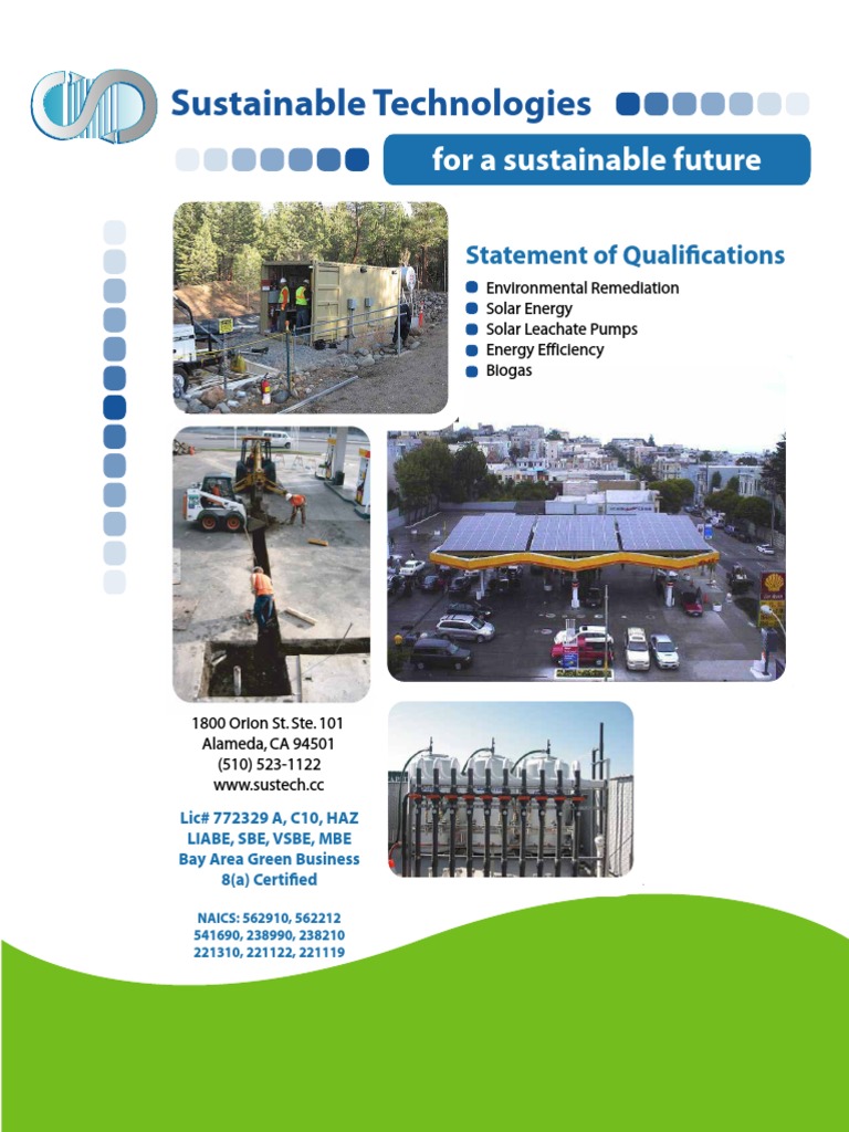 Sustainable Technologies Soq | PDF | Environmental Remediation | Solar ...