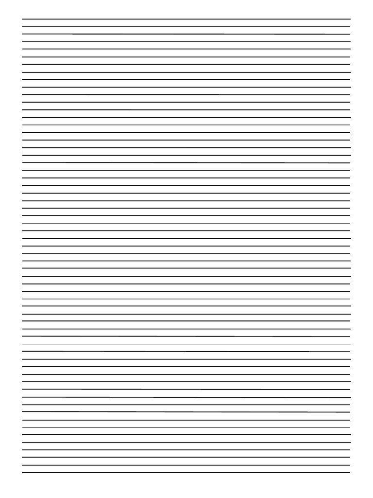 Líneas para Escribir | PDF