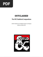 Conditions DND 5R 2024 Cheat Sheet | PDF