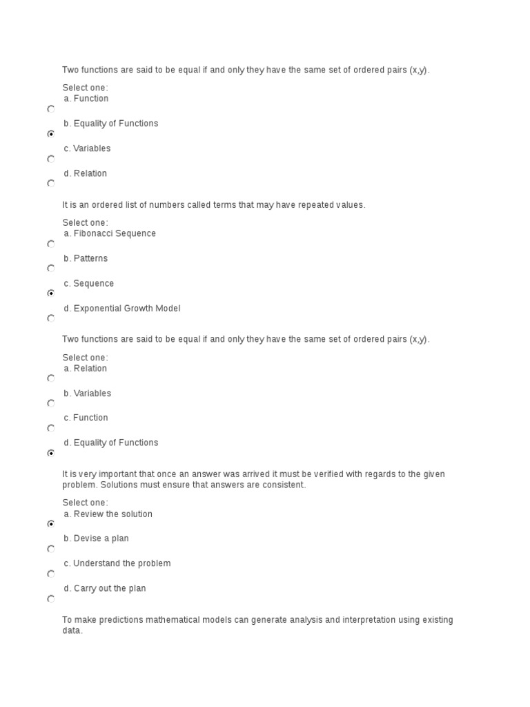 Math 101 | PDF | Set (Mathematics) | Function (Mathematics)